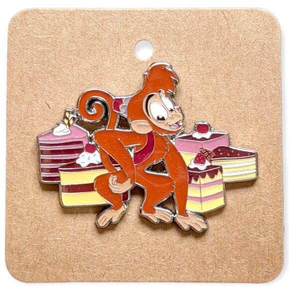 Disney | Accessories | Aladdin Disney Loungefly Pin Abu With Cakes ...